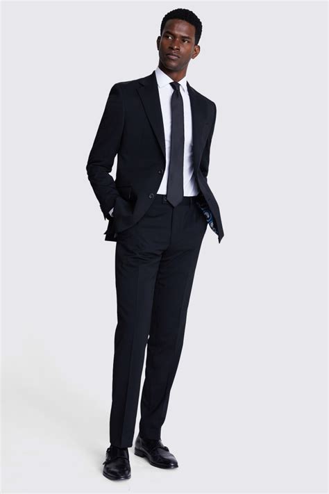Ted Baker Tailored Fit Black Twill Jacket Buy Online At Moss