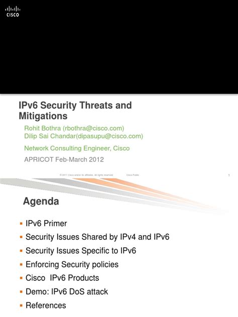 ipv6 security threats mitigations apricot v4 pdf pdf i pv6