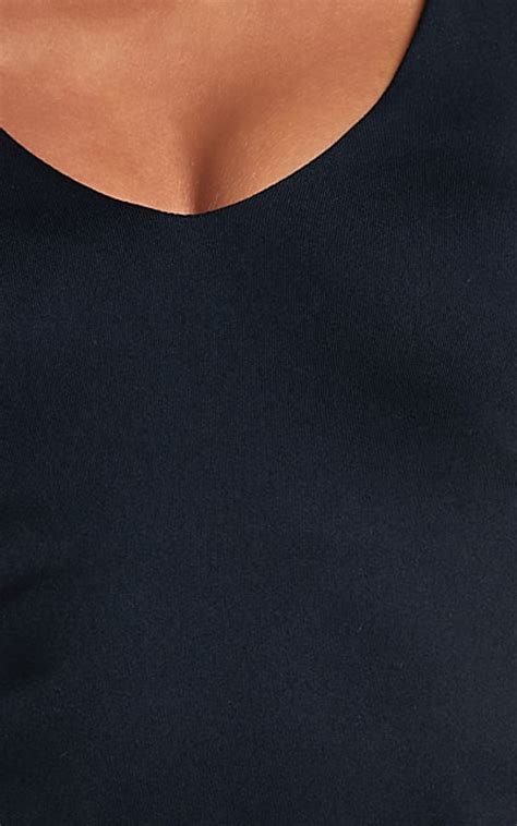 Cady Top Scoop Neck Top In Black Showpo Usa