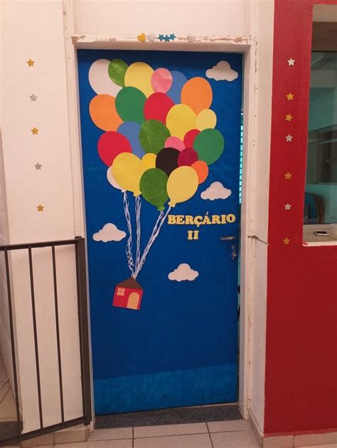 Decoração para porta de berçário 2 Decoração sala de aula Porta de
