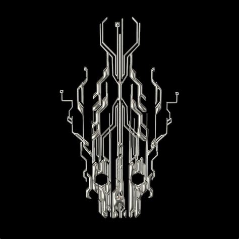 Premium Psd 3d Rendering 2yk Chrome Shape