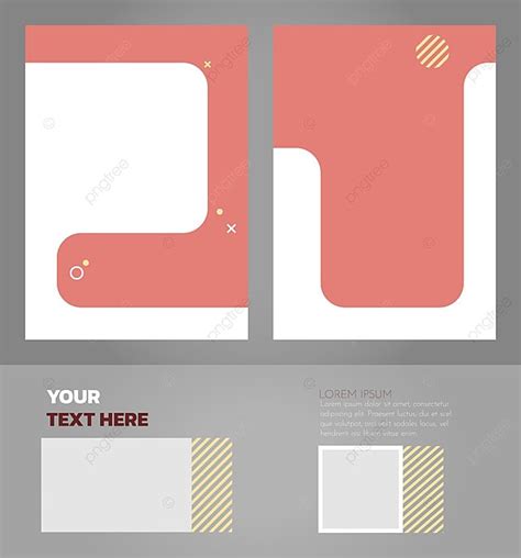 Product Promotion Blank Brochure Design Elements Set Template Download
