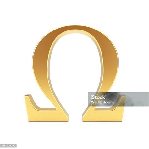 황금 그리스어 오메가 문자 기호입니다 3d 렌더링 알파벳에 대한 스톡 사진 및 기타 이미지 알파벳 오메가 3 상징 Istock