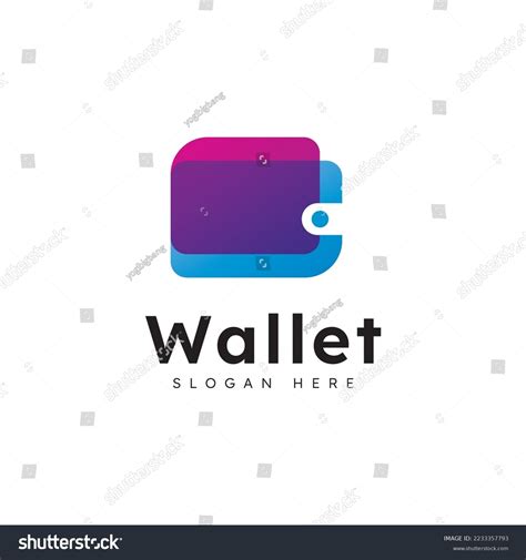 E Wallet Logo Design Vector Design Stock Vector Royalty Free 2233357793 Shutterstock