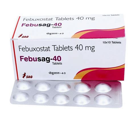 40mg Febuxostat Tablets At ₹ 1150 Box Gandhinagar Vijayawada Id 2850675198330
