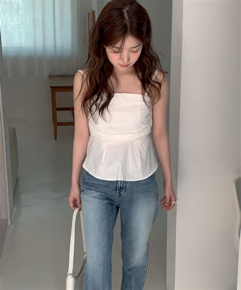 니어웨어 여름베스트🌊 라이브 나시 블라우스 4color