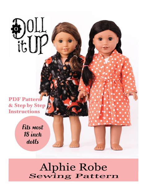 Beatrice Nightgown Sewing Pattern For 18 Inch Dolls
