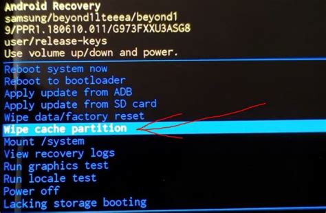 Samsung Galaxy Z Flip Wipe Cache Partition durchführen so klappts
