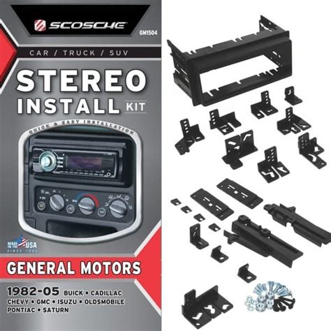 Scosche Stereo Install Kit Instructions