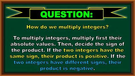 Multiplying Integers Ppt Free Download