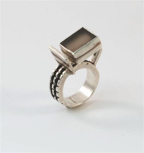 Constructivist De Patta Like Ring By David Jones Sterling 999