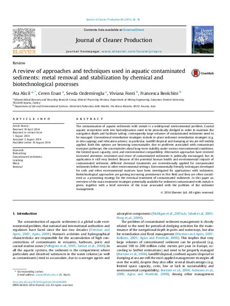 Pdf A Review Of Approaches And Techniques Used In Aquatic