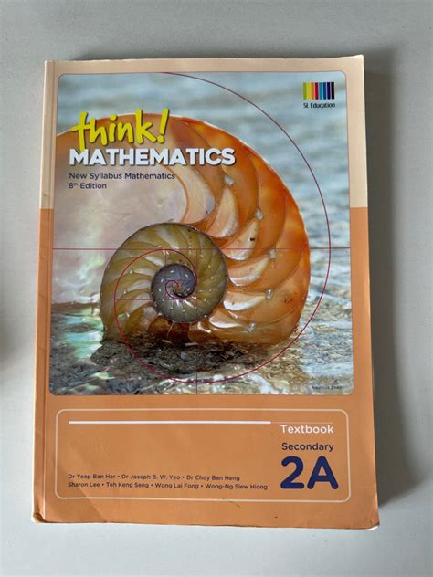 Sec 2 Maths Textbook Hobbies And Toys Books And Magazines Textbooks On
