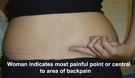 The Single Injection Technique Woman Indicates The Most Painful Point