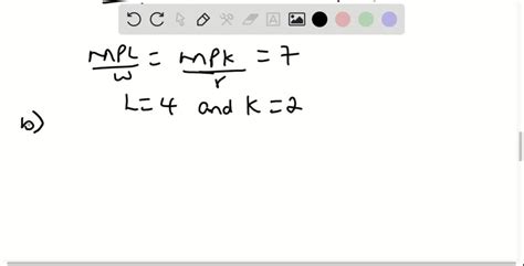 Suppose The Productivity Of Capital And Labor Are As Shown In The Table