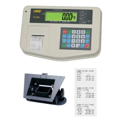 W SERIES INDICATOR WITH MINI PRINTER MASSTECH WEIGHING ENTERPRISE SDN BHD