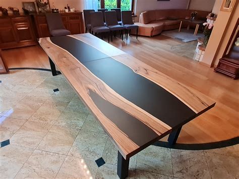 Meble drewniane z żywicy epoksydowej Charles Resin
