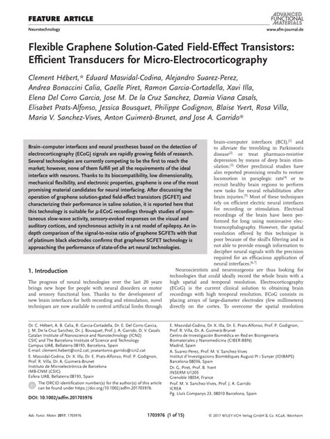 pdf flexible graphene solution gated field effect transistors