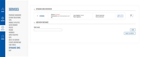 Noip IPv DDNS Configuration Teltonika Networks Wiki