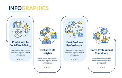Networking Rectangle Infographic Template Flat Timeline Diagram Vector