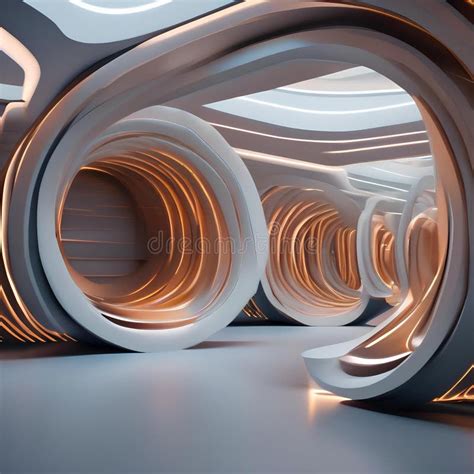 A Digital Sculpture Of Interconnected Tubes And Tunnels Twisting And Turning In A Mesmerizing