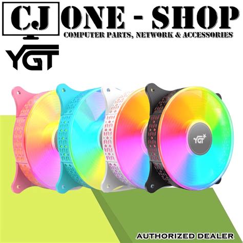 Ygt 1290 Rgb Fan 120mm Pc Cpu Computer Case Cooling Fan Rgb Fan Chassis