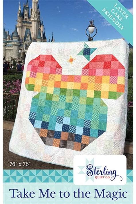 Take Me To The Magic Quilt Pattern By Sterling Quilt Comickey Mouse