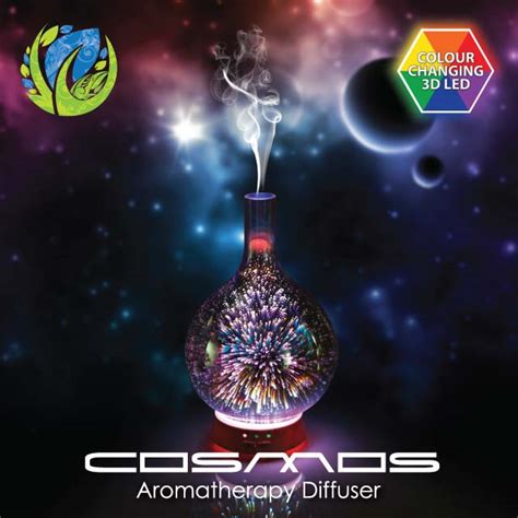 Cosmos Multi Color Glass Ultrasonic Diffuser Essential Bracelet