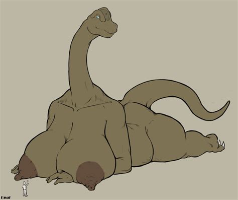 Rule 34 Anthro Big Breasts Big Nipples Brachiosaurid Brachiosaurus