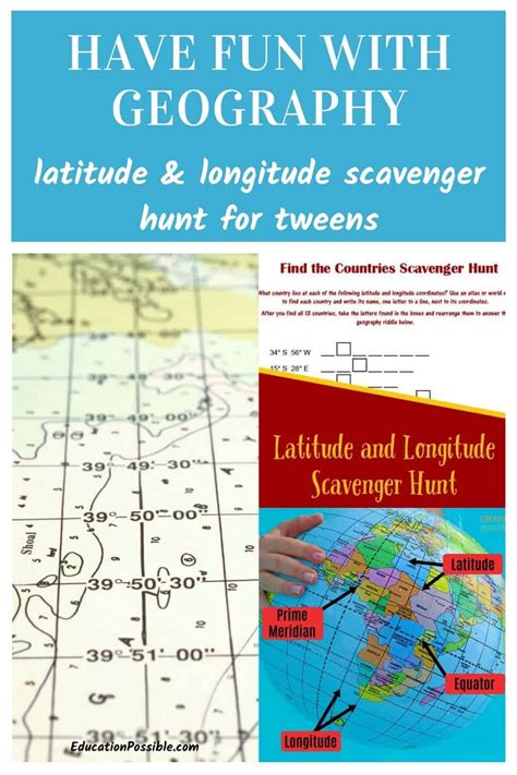 Learn Latitude And Longitude With This Fun Scavenger Hunt