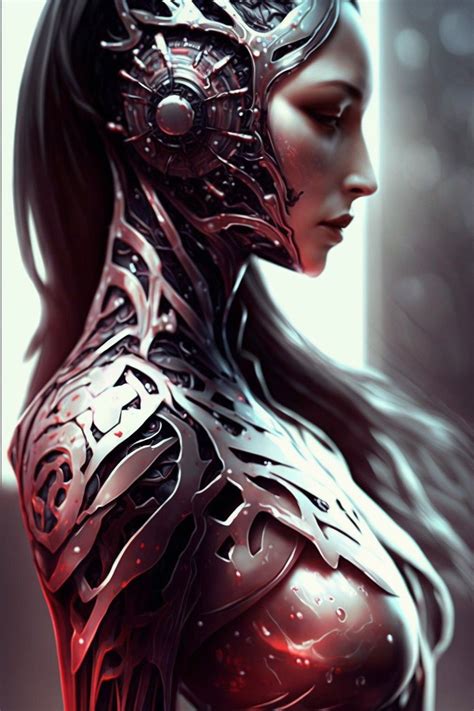 Cyberpunk Tattoo Cyberpunk Girl Female Robot Female Art Starcraft