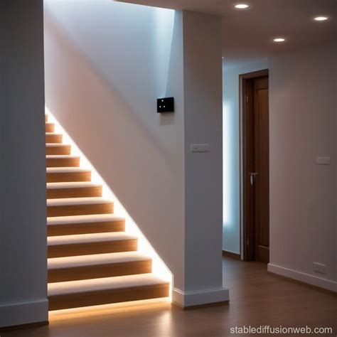 Automatic Stairs Light Control With Arduino Prompts Stable Diffusion