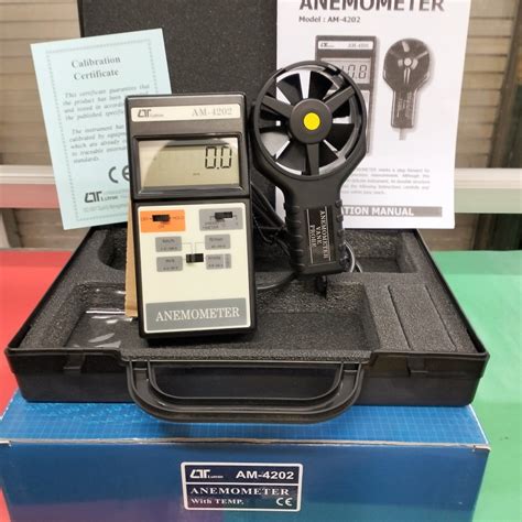 Lutron Am 4202 Vane Anemometer Temperature Wj Mandiri