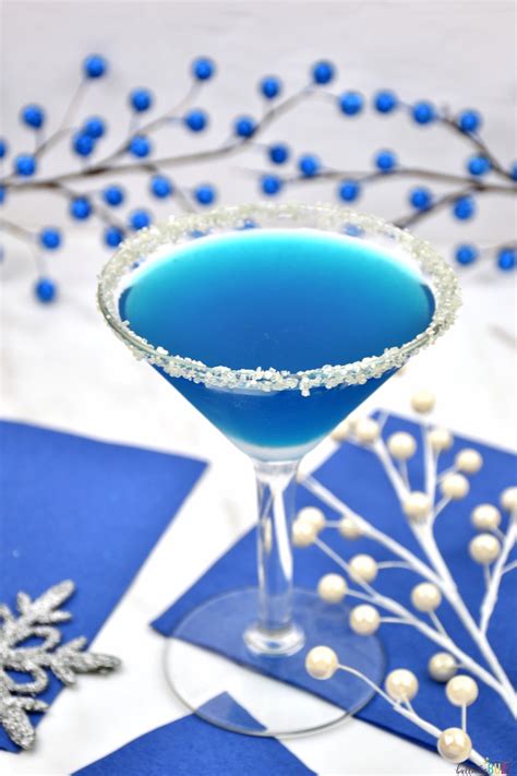 Blue Glacier Holiday Cocktail Bullocks Buzz