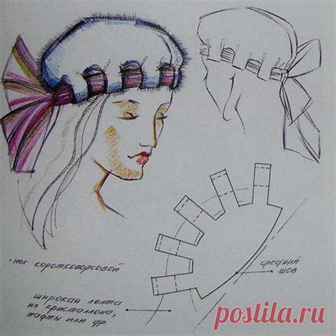 Как сшить бандану выкройка Модная Женская и Мужская Одежда как мо Шитье Постила