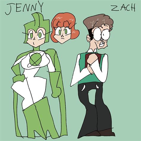 Jenny The Space Chick And Zach The Geek By Colonelmoron On Newgrounds
