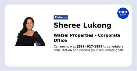 Sheree Lukong Tx Real Estate Agent