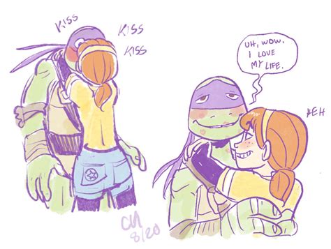 100 Donatello X April 💜💛 Ideas Tmnt 2012 Teenage Ninja Turtles Tmnt