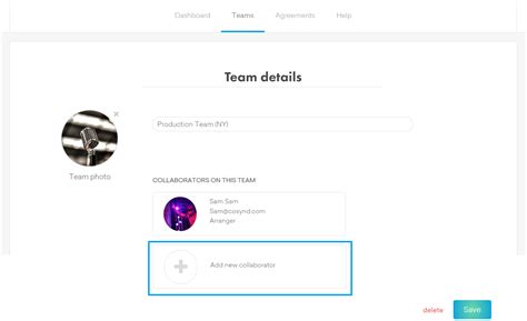 How Do I Add A Collaborator To A Team Cosynd