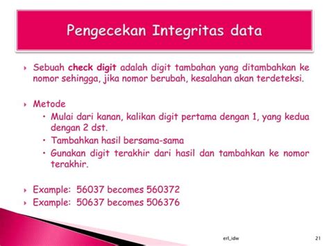 Sekuriti Dan Integritas Data Base Ppt