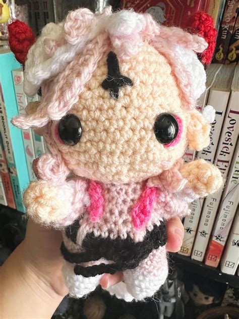 Handmade What In Hell Is Bad Satan Crochet Amigurumi Plushie Custom