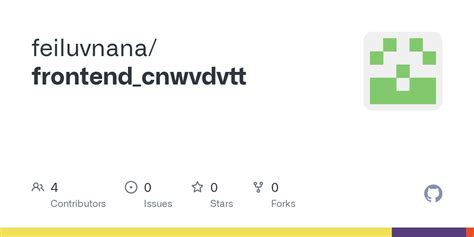 GitHub Feiluvnana Frontend Cnwvdvtt