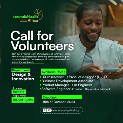 Oluwatobi Adewumi On Linkedin Join Our Team At Innovate Health Africa