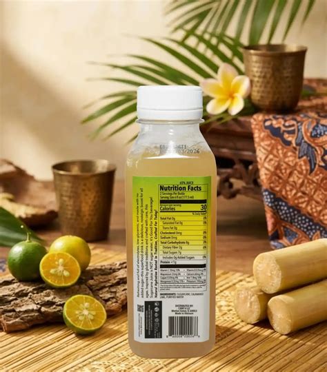 Calamansi Glow Cold Pressed Sugarcane Juice Caned