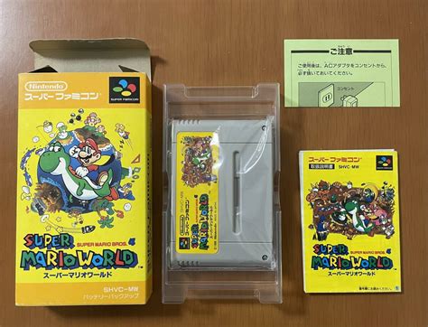 Yahooオークション Sfc 任天堂 スーパーマリオワールド・マリオカー