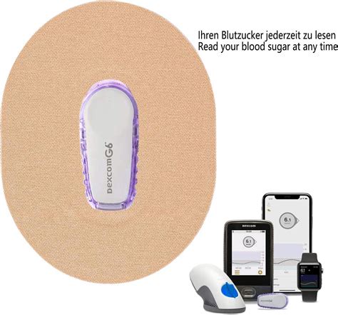 Dexcom G6 Adhesive Patches 30 Pack Waterproof And Skin Friendly Overpatch Cgm Stickers