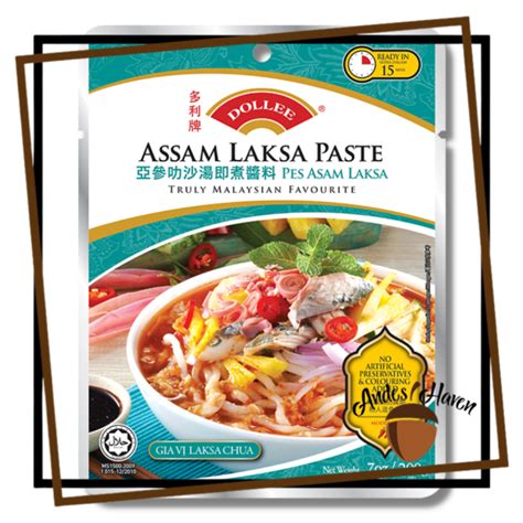 【dollee】assam Laksa Paste 200g Lazada