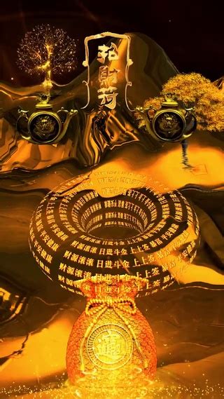 日进斗金 其他手机动态壁纸 其他手机壁纸下载 元气壁纸