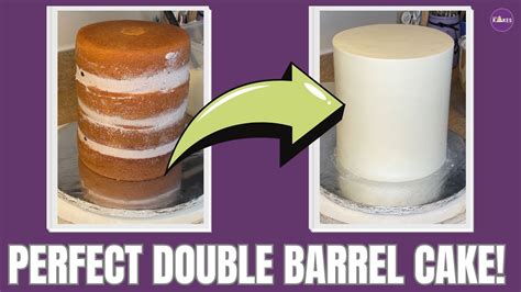 Updated Double Barrel Cake Tutorial Youtube