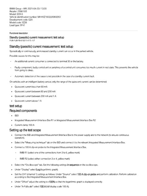 Prosedur Standby Current Measurement Pdf